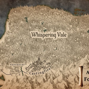 Wonderdraft Forest Assets: Vintage Style Tree Brushes - Commercial Use ...