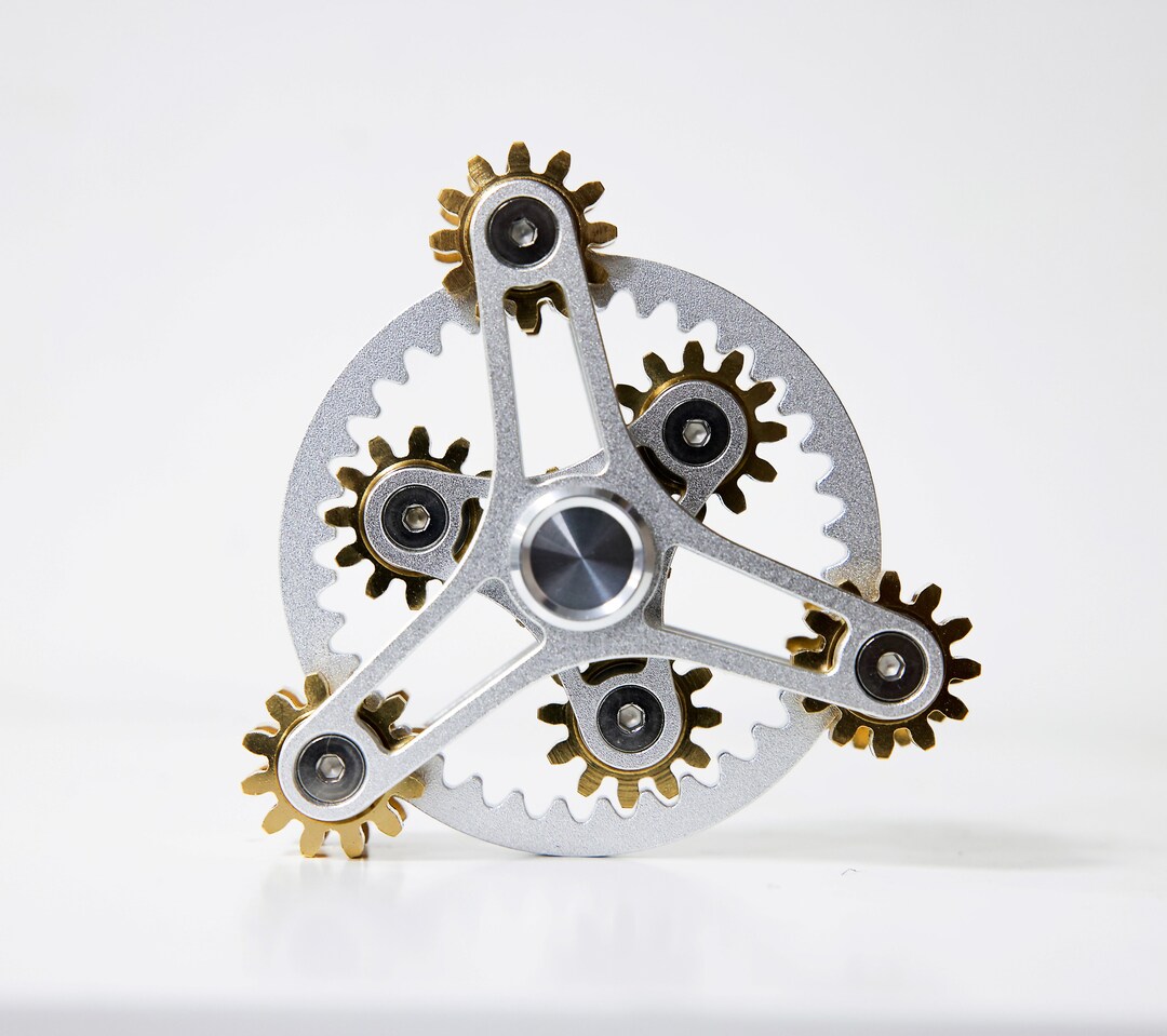 DIY Detachable Charming Metal Linked Rotating Fidget Spinner Handmade ...