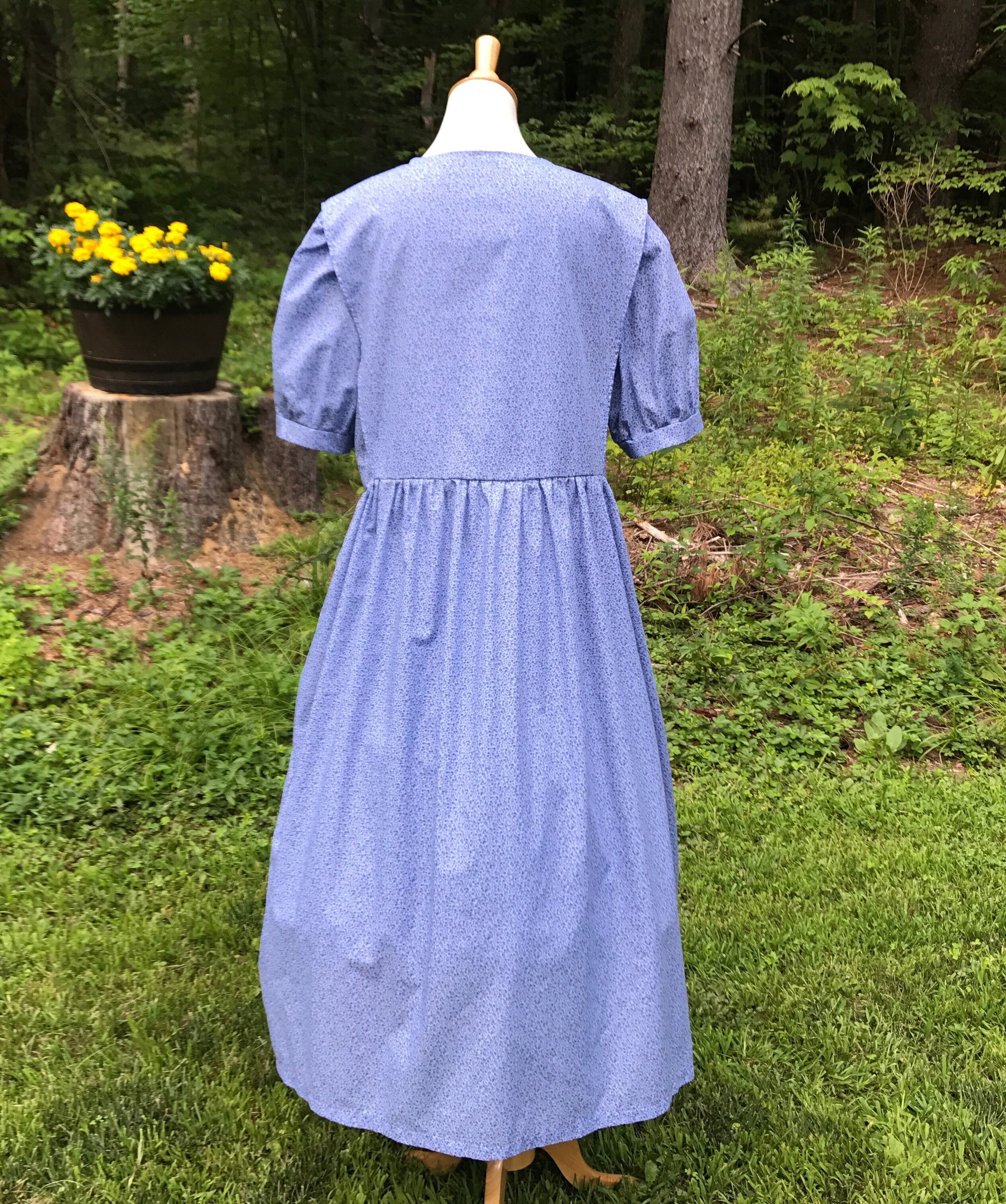 Front Button Mennonite Cape Dress - Etsy Norway