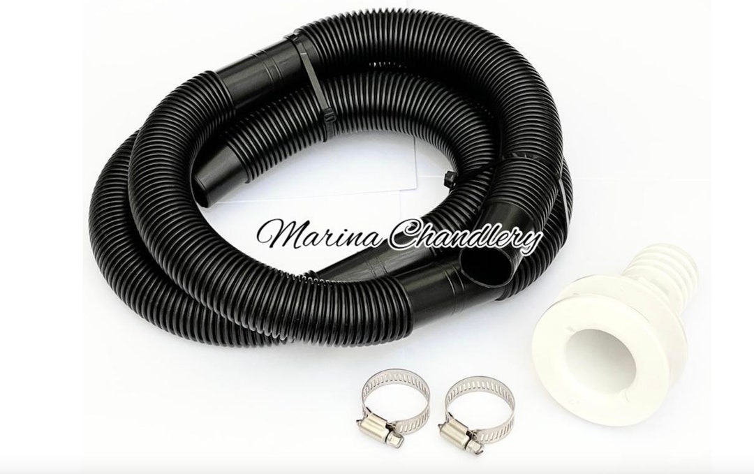 Bilge Pump Hose Kit 1 1/8" 29MM Through Hull Skin Fitting 3 FEET Hose ...