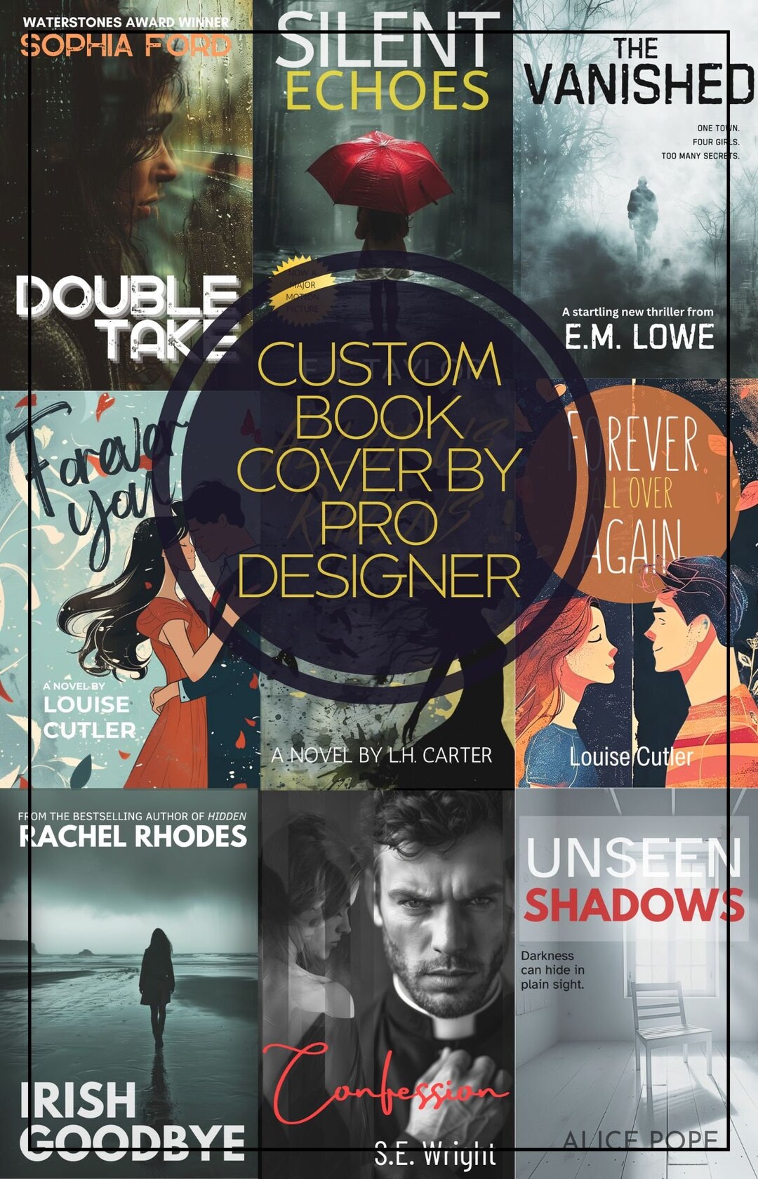 Welcome Discount! Custom Book Cover Design - Any Genre, Created by Pro ...