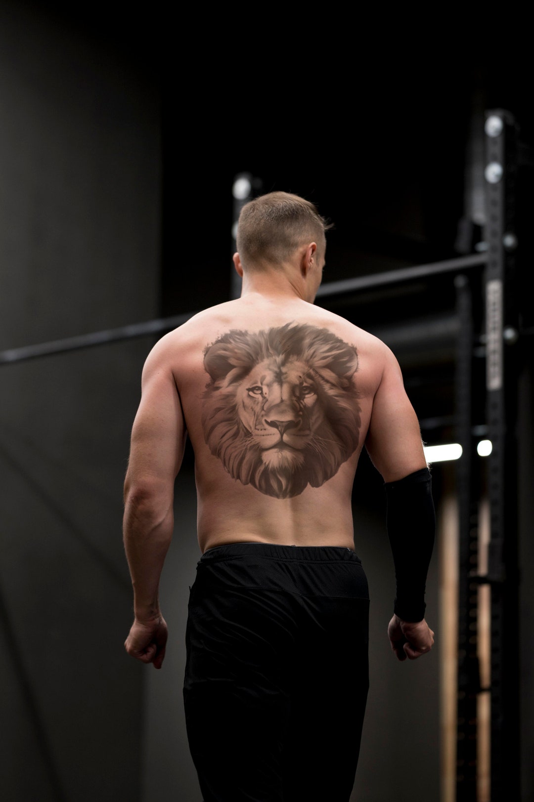 King of Ink: Majestic Lion Tattoo Design - Etsy