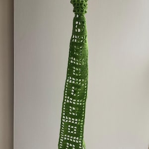 Retro Filet Crochet Tie Pattern (PDF) - Etsy