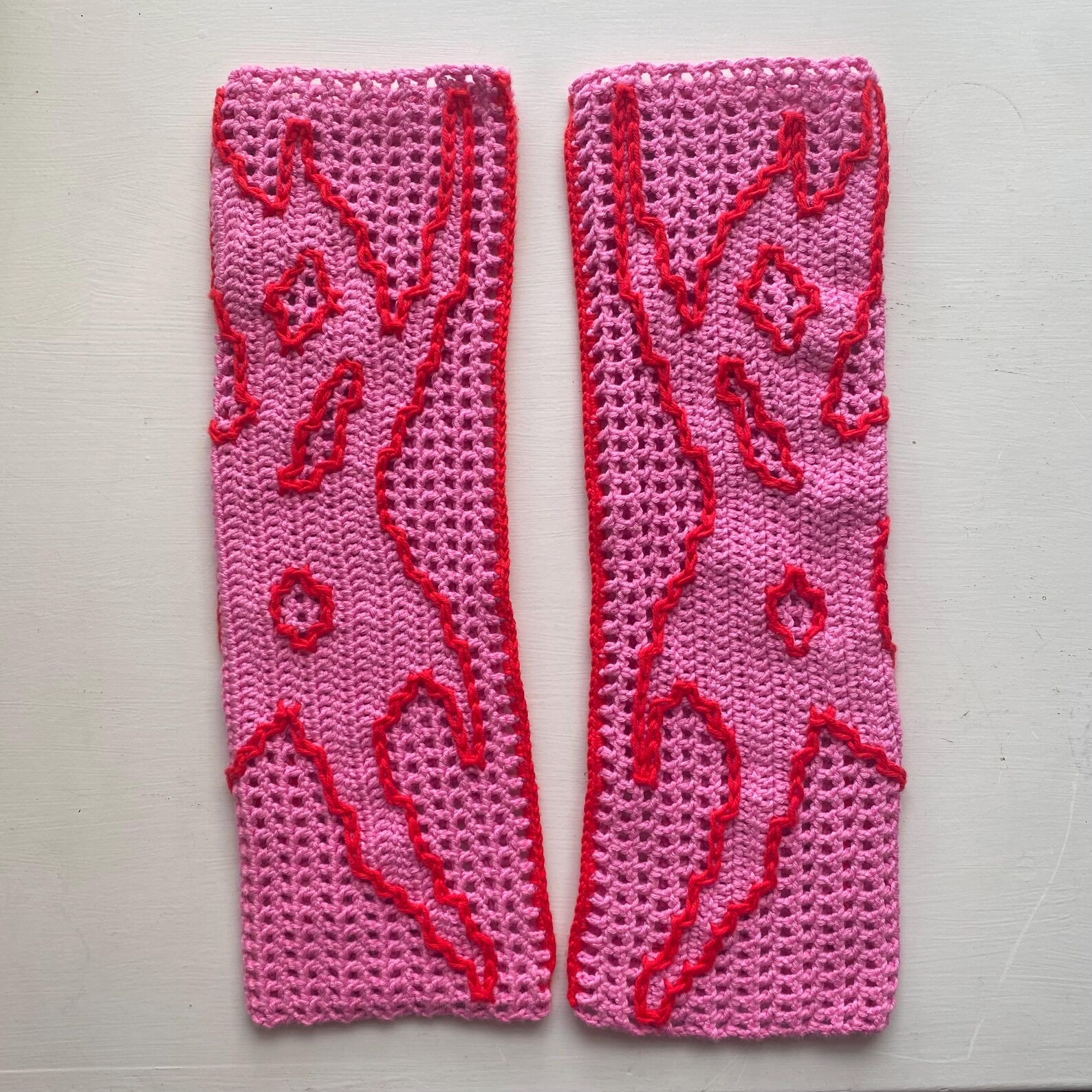 The “Y2K” Graphic Mesh Crochet Sleeve Pattern (PDF) - Etsy