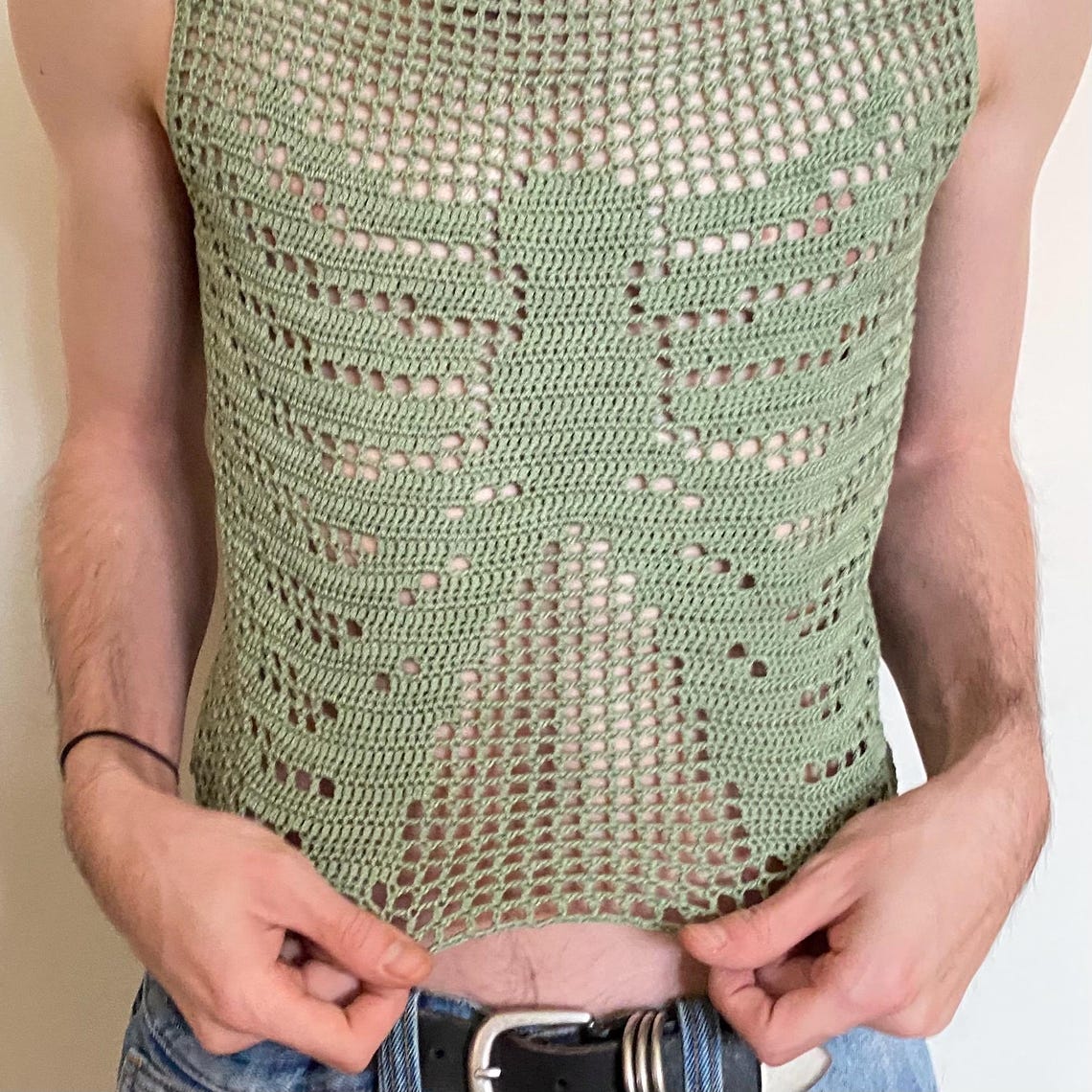 Rib Cage Filet Crochet Pixel Grid, Skeleton Ribcage PDF Graph - Etsy UK