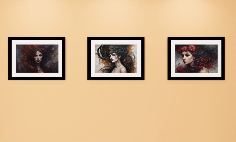 Art Print - Hekate's Challenge | Dark Golden Goddess Hecate Witchy Gift ...