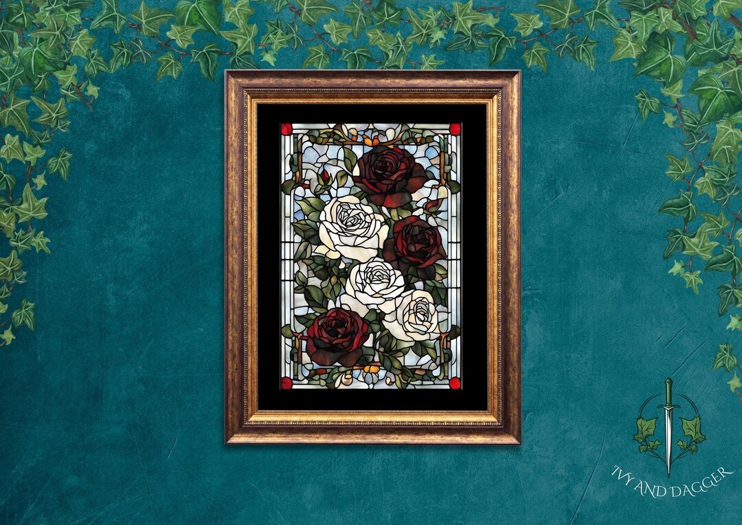 Art Print - Both Alike in Dignity | Romeo and Juliet Rose Quote Love ...