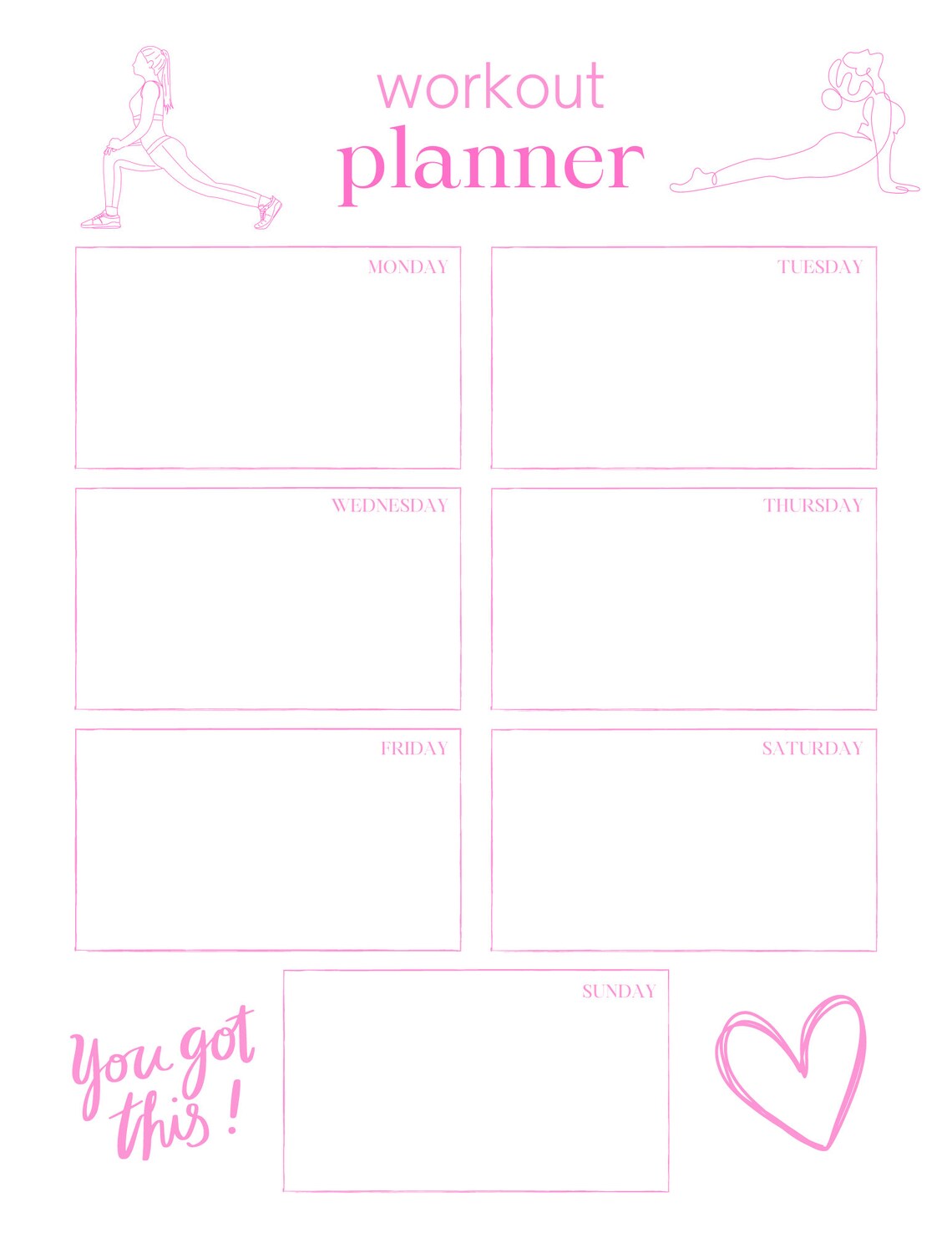 Workout Tracker - Etsy