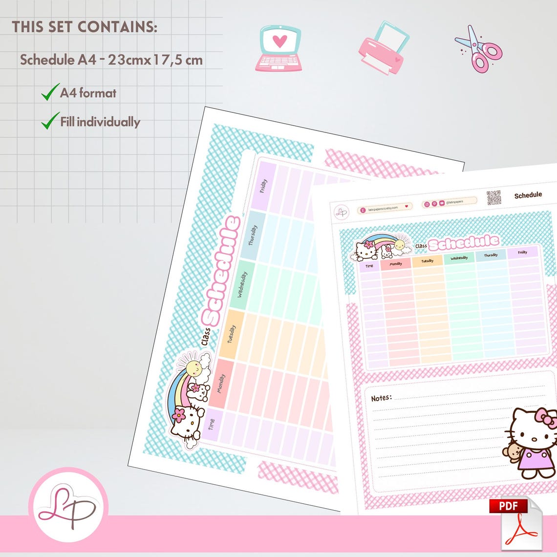 School Labels | Editable Name Labels for Pencils and Supplies| PDF ...