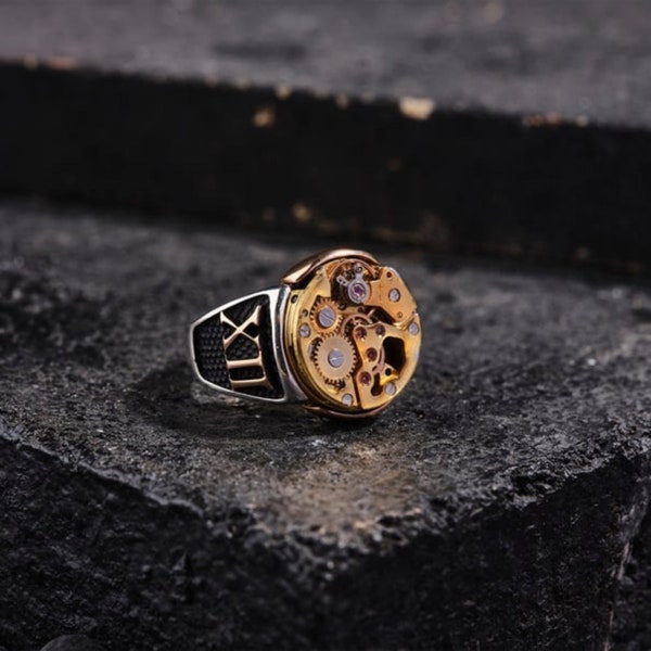 Watch Movement Ring - Etsy