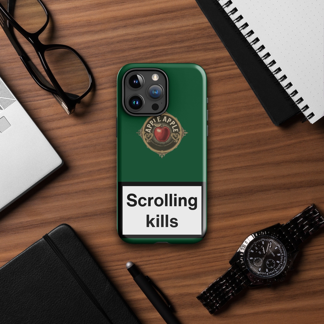 Scrolling Kills Appie Apple Phone Case for Iphones 11-15 - Etsy UK