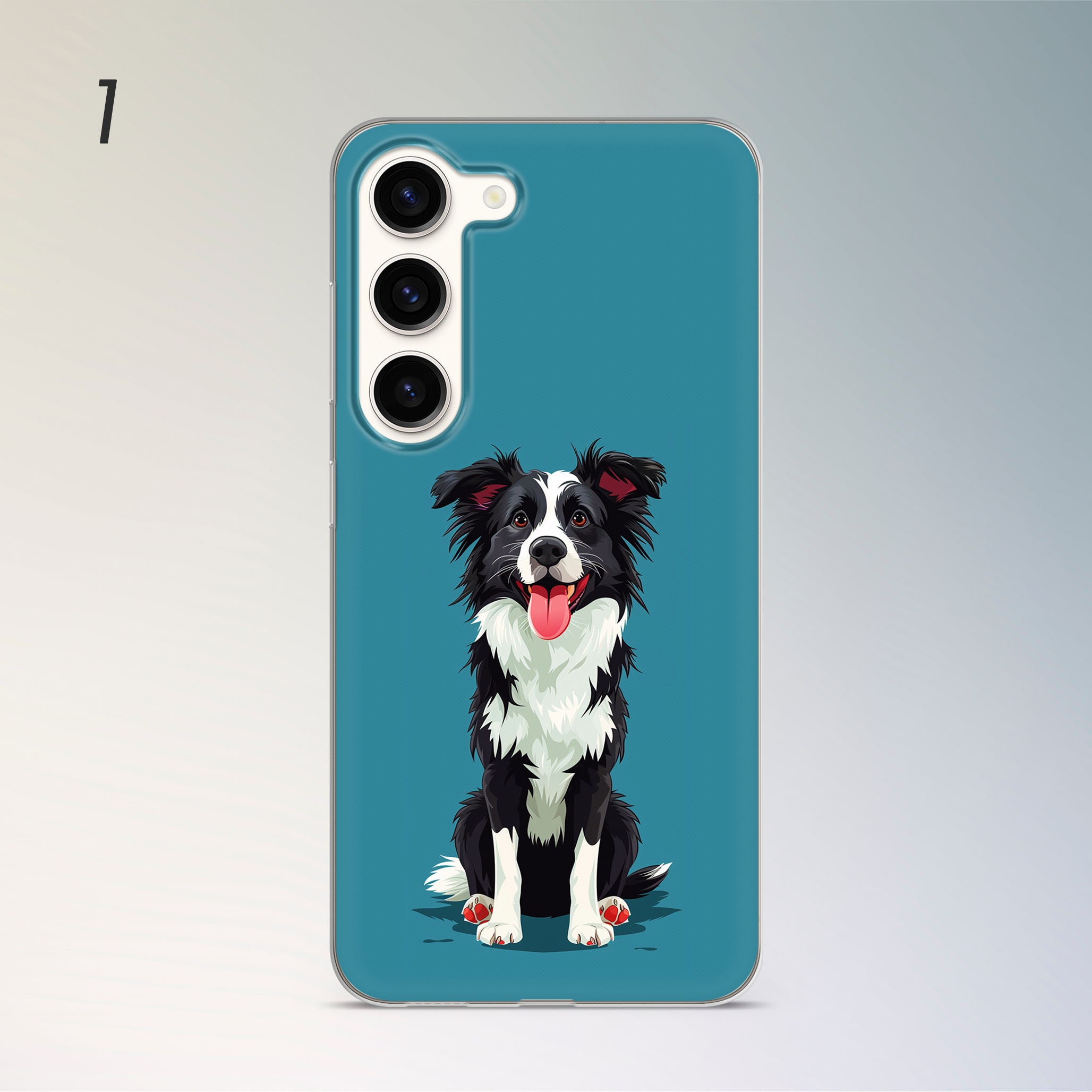 Border Collie Phone Case Fits Samsung S24 Ultra S23 S22 S21 S20 FE S9 ...