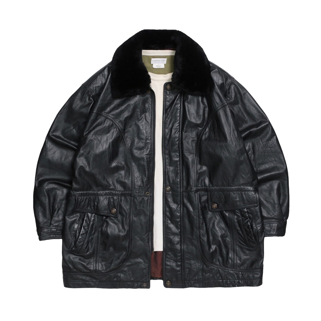 Cartelo by Crocodile Coat Leather Jacket - Etsy