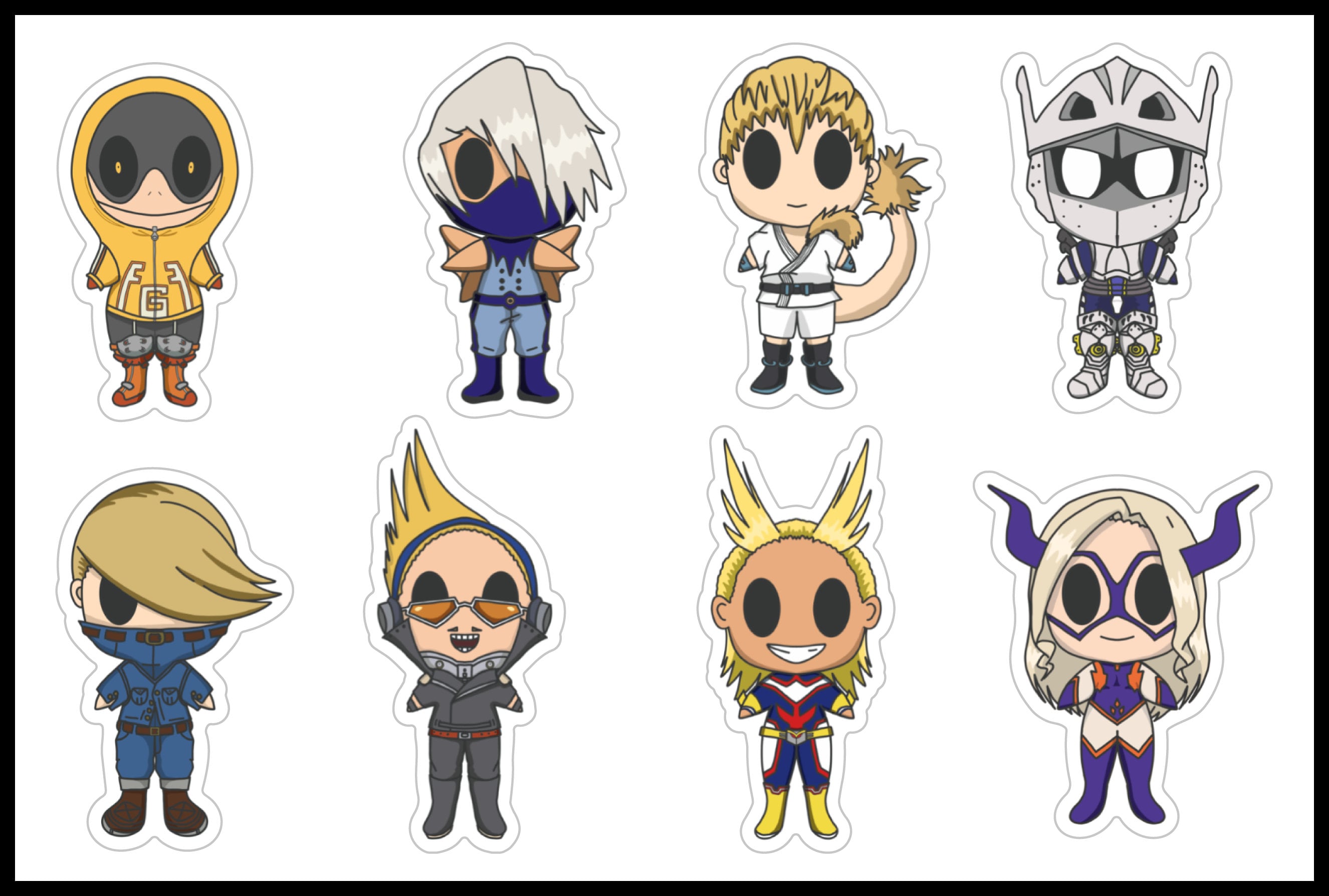 My Hero Academia Sticker Sheets and Minis - Etsy