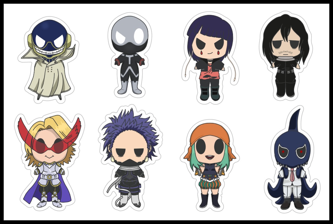My Hero Academia Sticker Sheets and Minis - Etsy