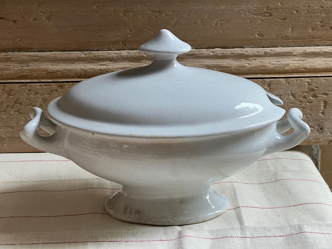 Lovely Antique Ironstone Tureen - Etsy
