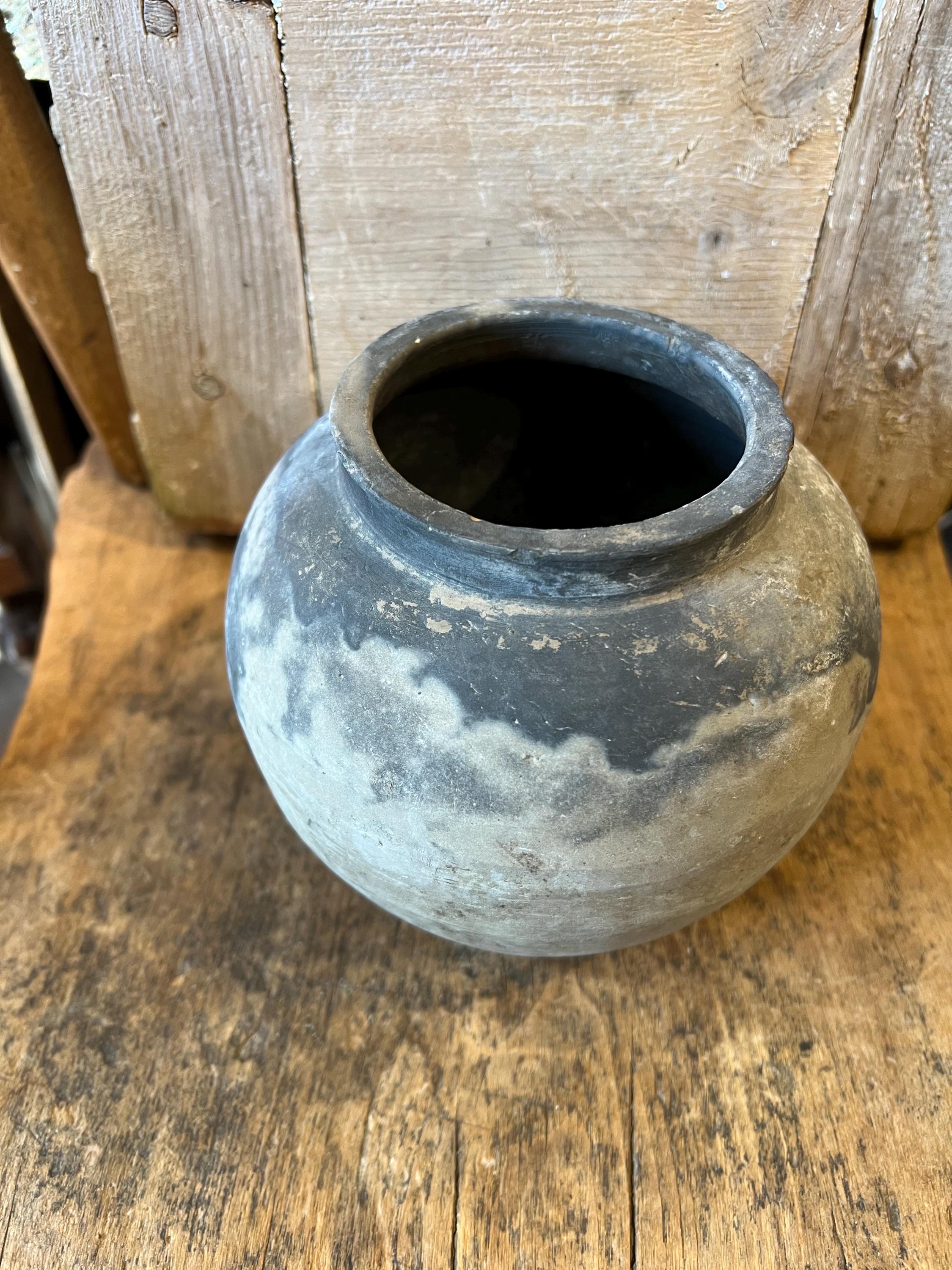 Vintage Chinese Clay Village Pot - Etsy