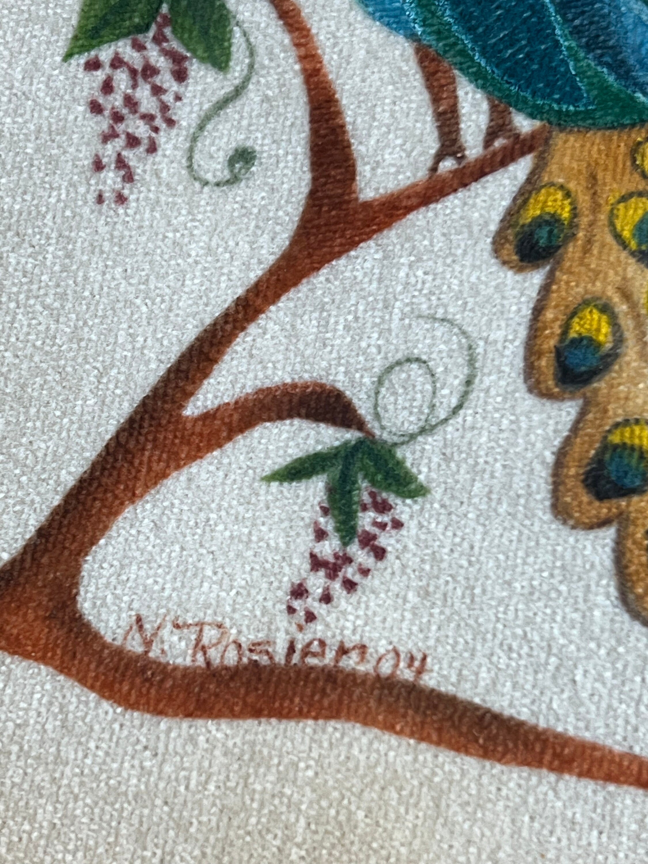 Original Theorum Painting by Williamsburg Artist Nancy Rosier Peacock ...