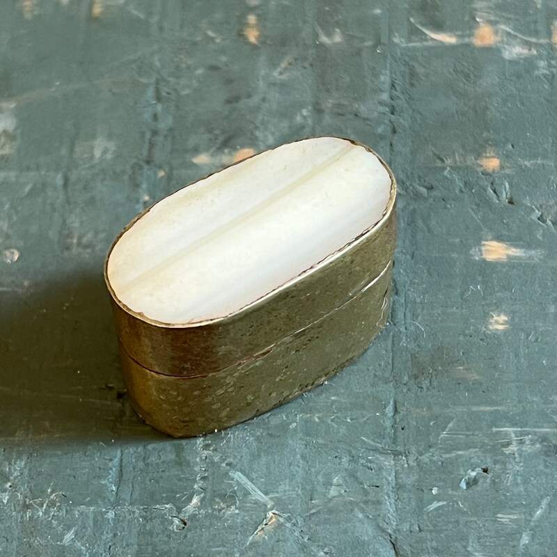 Brass Pill Box - Etsy
