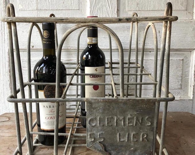 Vintage German Milk Crate Industrial Wine Crate Storage - Etsy