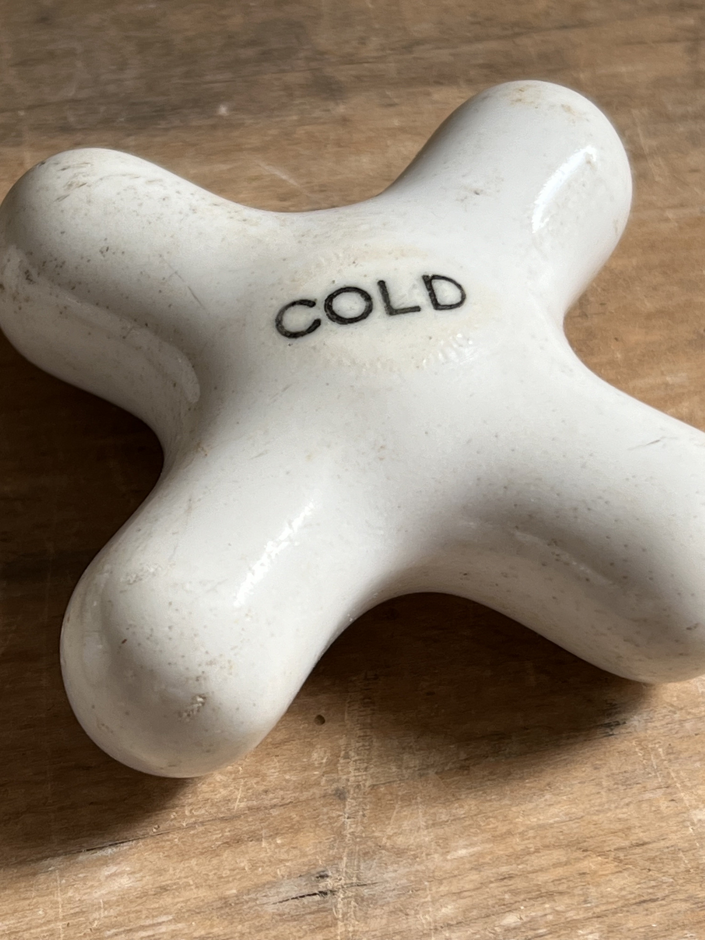 Antique Porcelain Sink Knob - Etsy