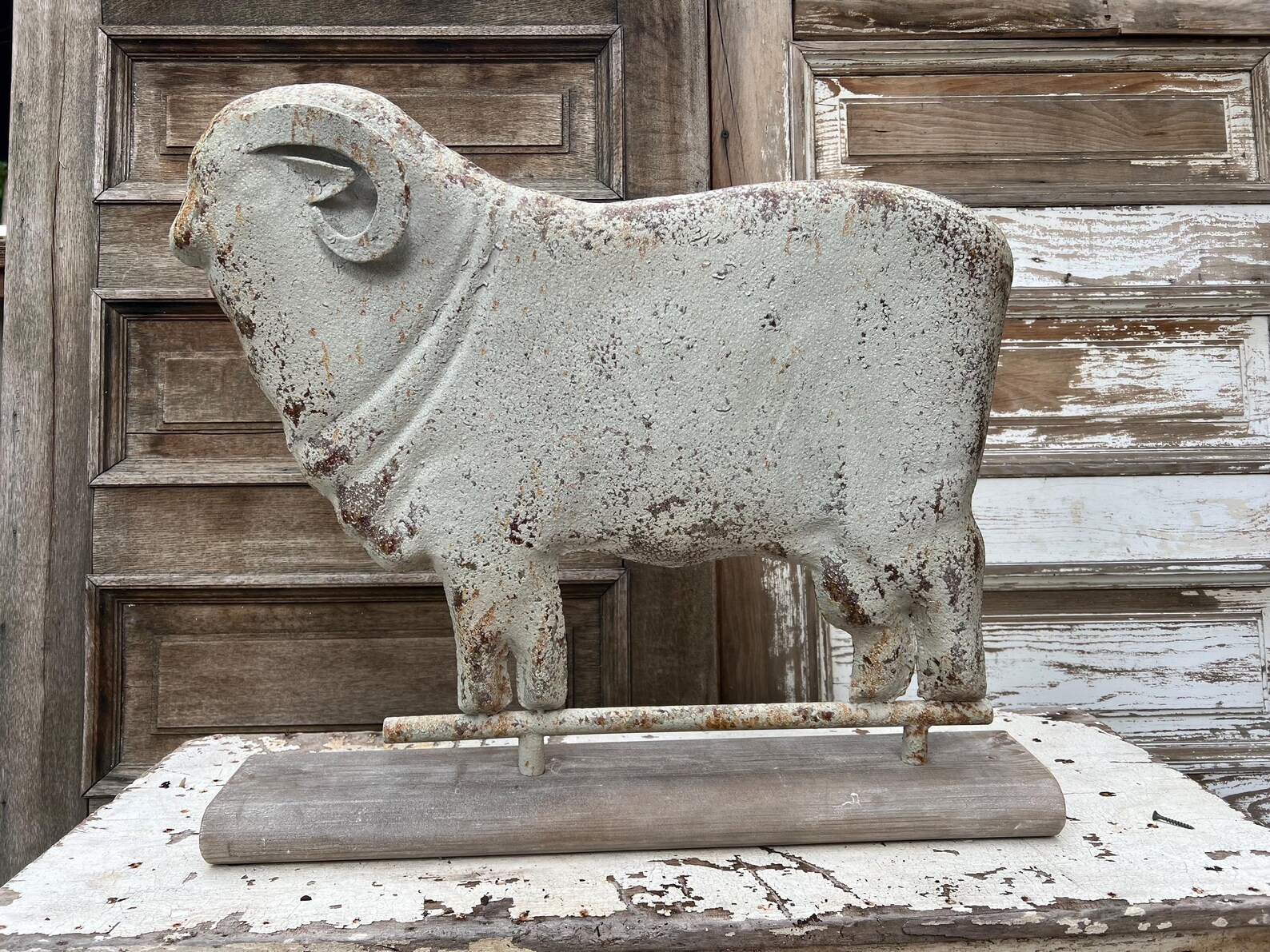 Handmade Sheep Weathervane Salvaged - Etsy