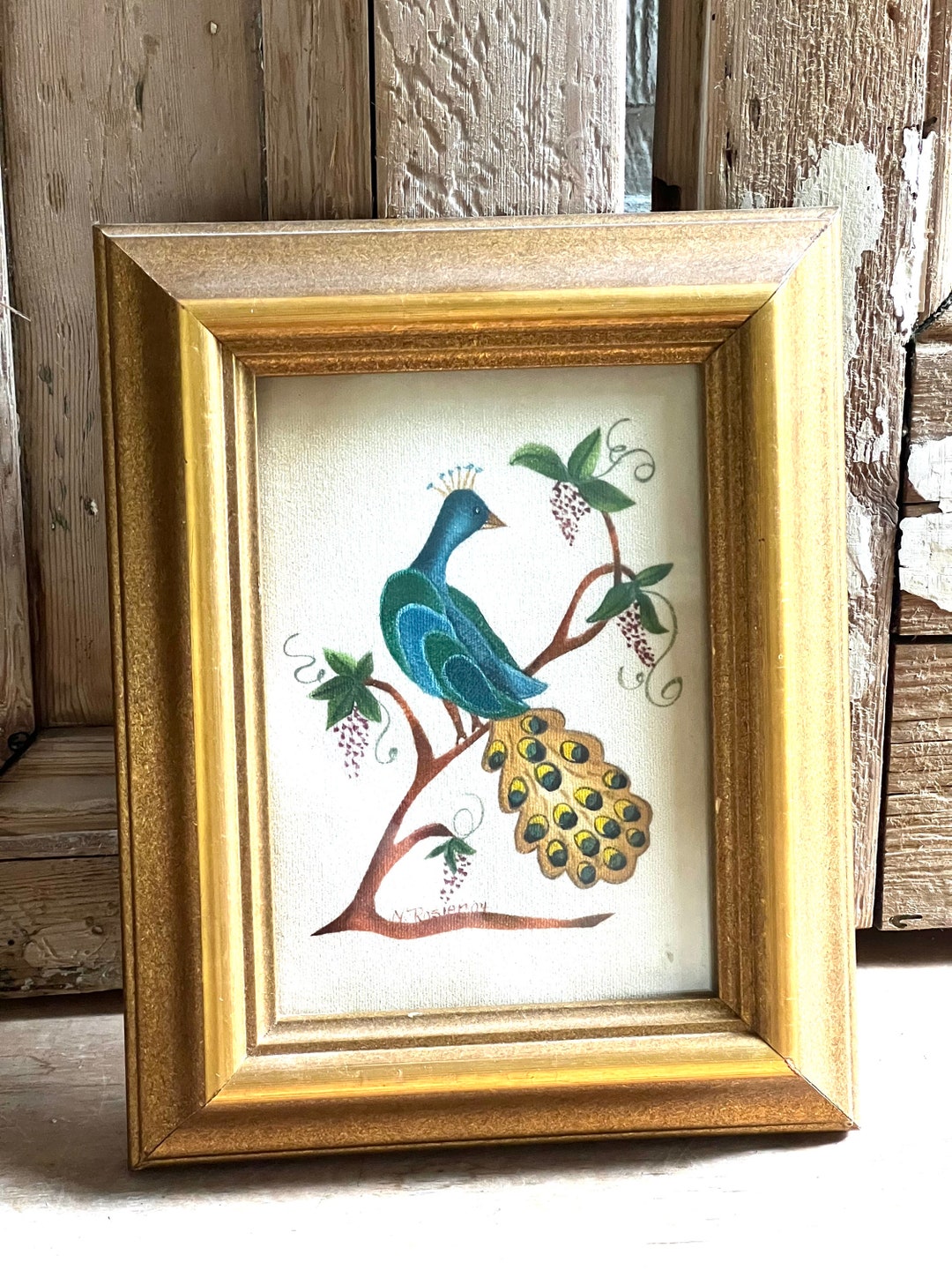 Original Theorum Painting by Williamsburg Artist Nancy Rosier Peacock ...