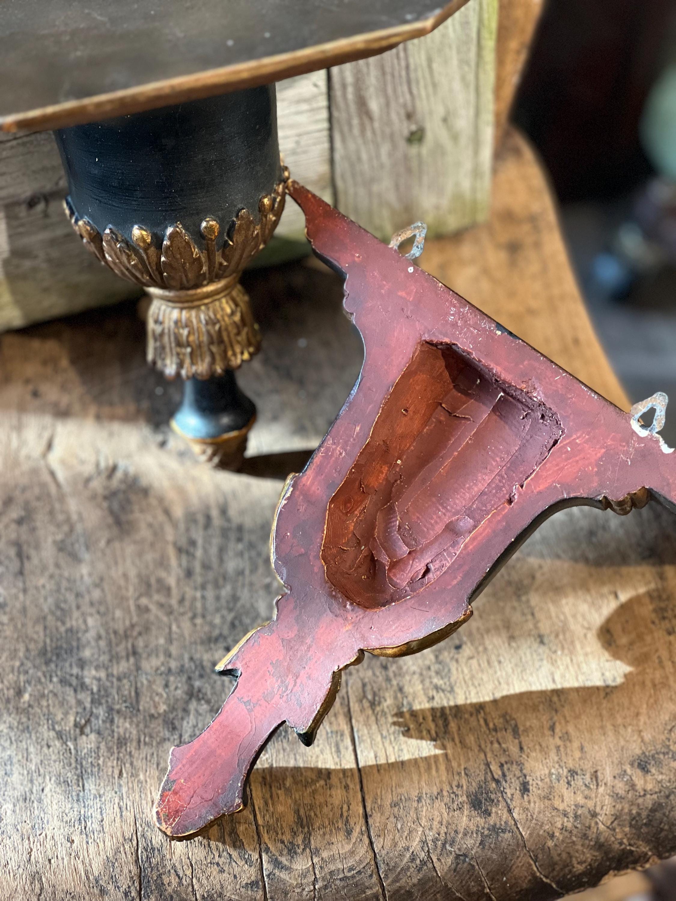 Antique Plaster Wall Shelf Brackets Italian - Etsy