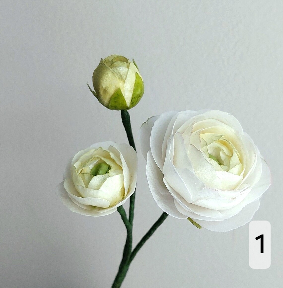 Flowers With Buds Made of Waffle Paper. 2.5 Inches in Diameter. - Etsy