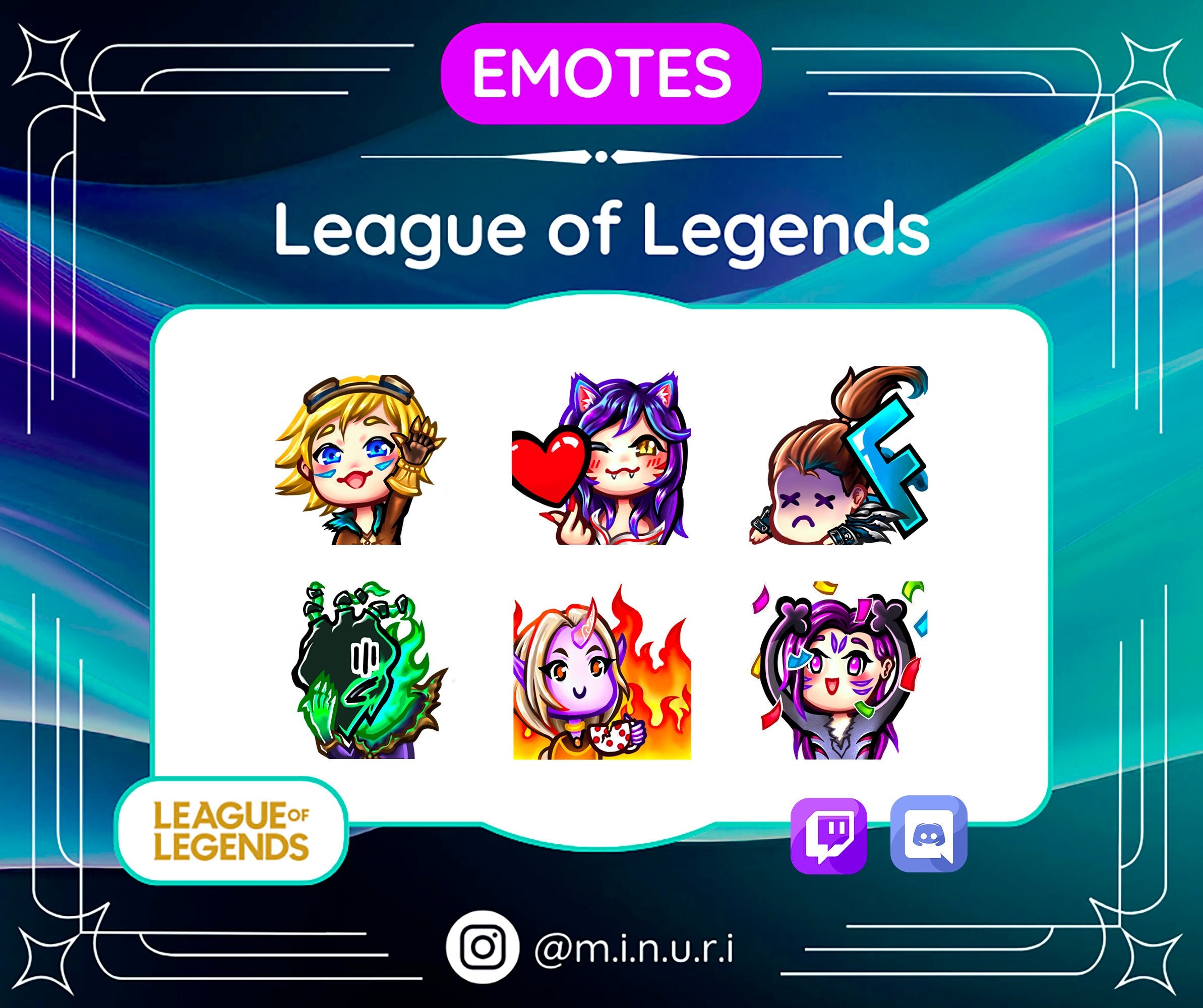 League of Legends Emotes for Twitch or Discord | Twitch Emotes for ...