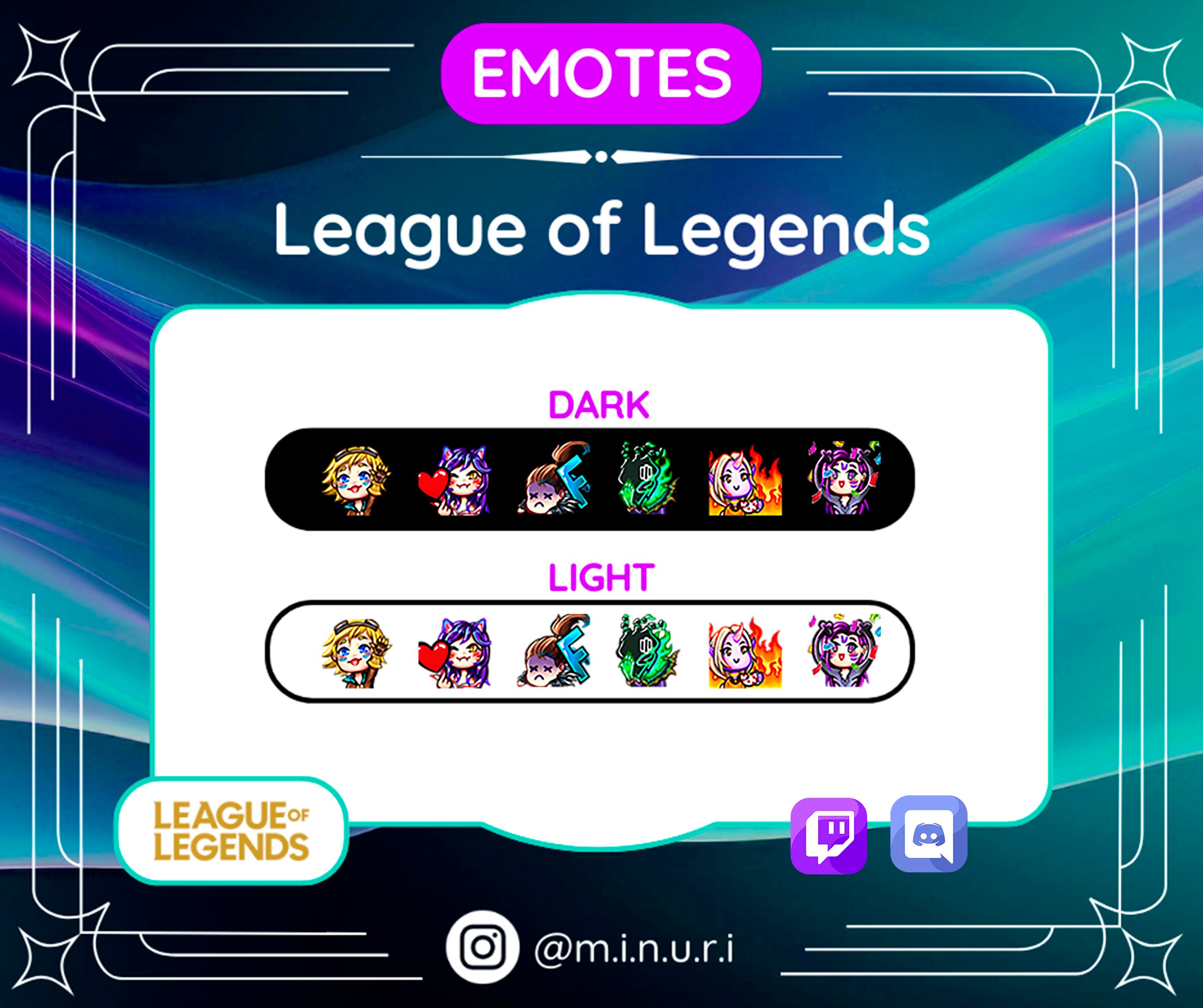 League of Legends Emotes for Twitch or Discord | Twitch Emotes for ...