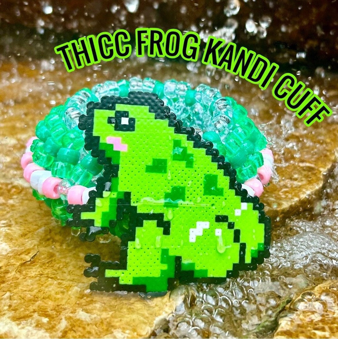 Thicc Frog Kandi Cuff - Etsy