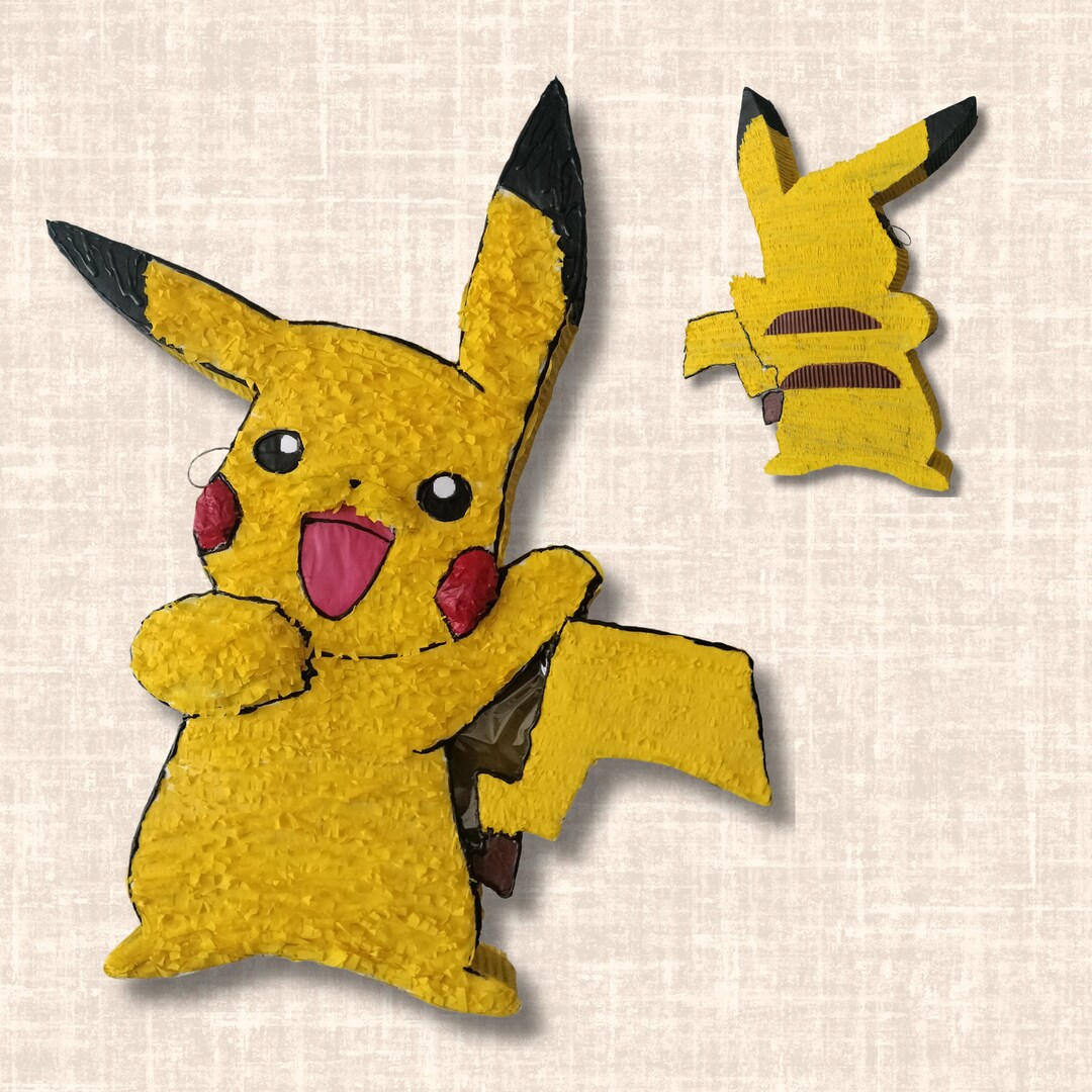 Pokémon Themed Birthday, Pikachu Piñata - Etsy