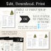 Christmas Trivia Game - Editable Printable Festive Winter Wonderland ...