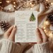Christmas Trivia Game - Editable Printable Festive Winter Wonderland ...