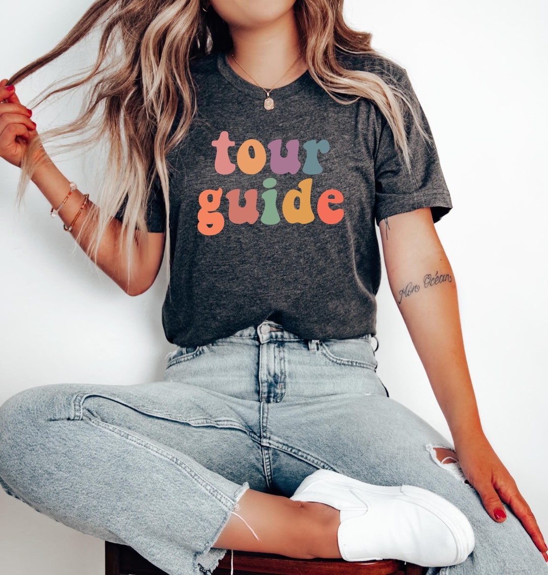Custom Tour Guide Shirt,woman T-shirt,mom Shirt,mothers Day Gift,shirt ...