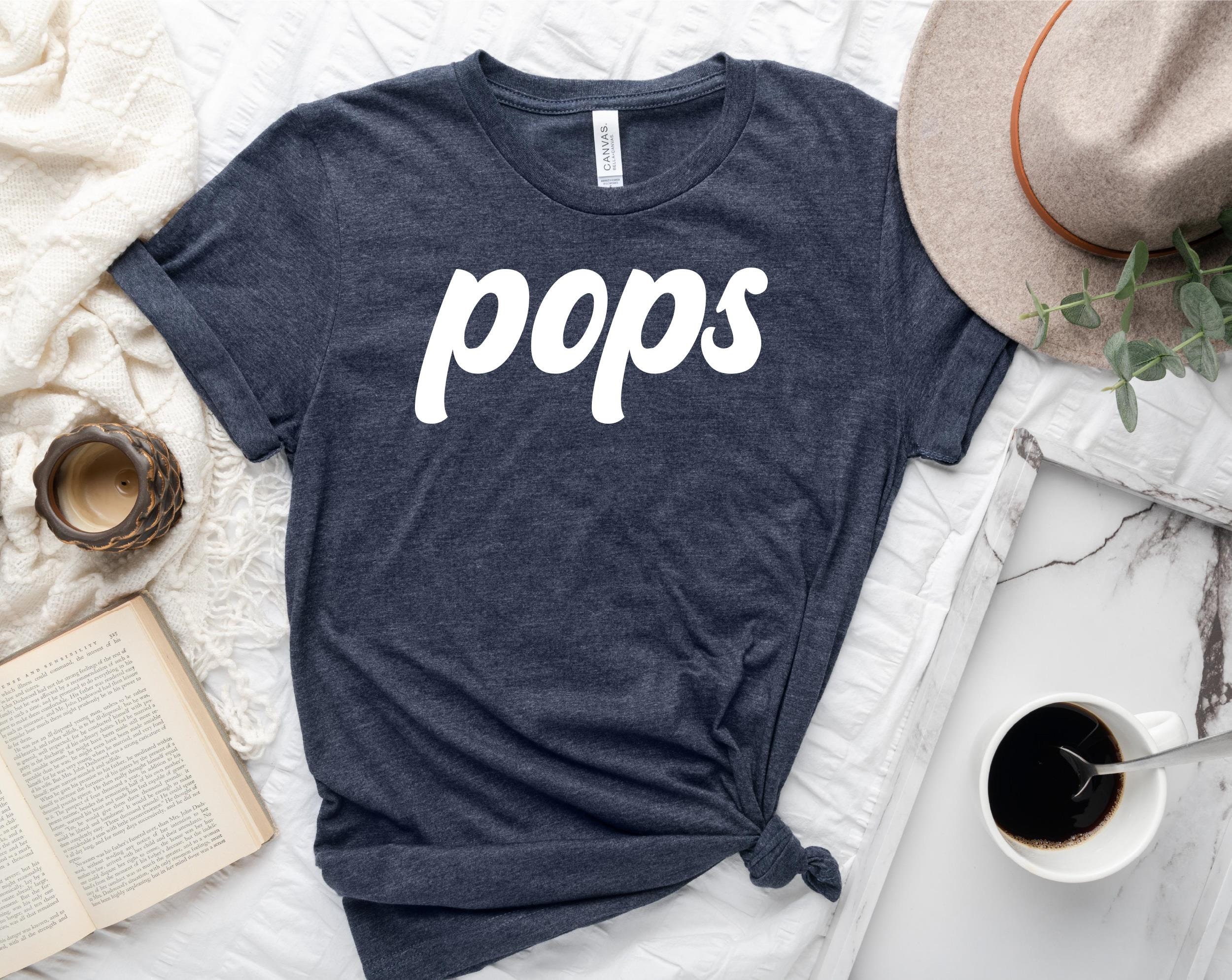 Pops Shirt, Papa T-shirt, Custom Dad Tee Shirt - Etsy