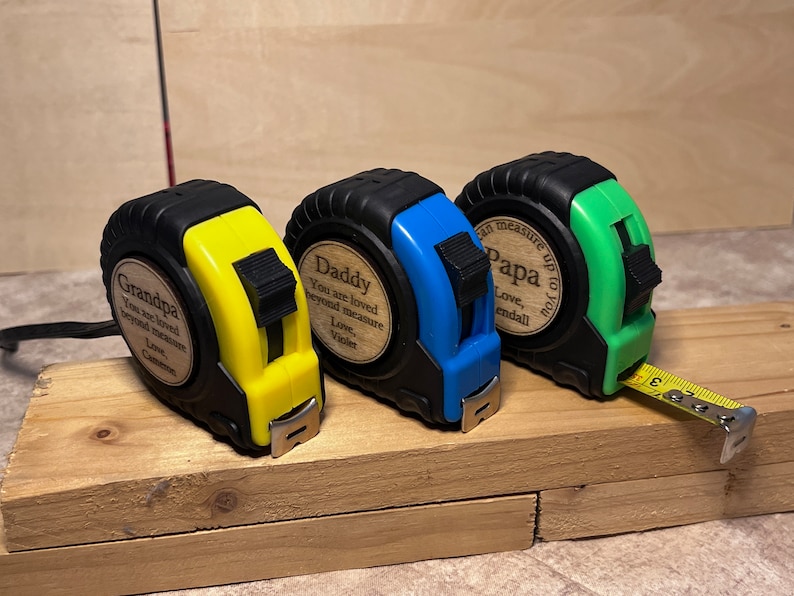 Personalized Custom Tape Measure Gift for Dad and Grandpa | Fathers Day ...