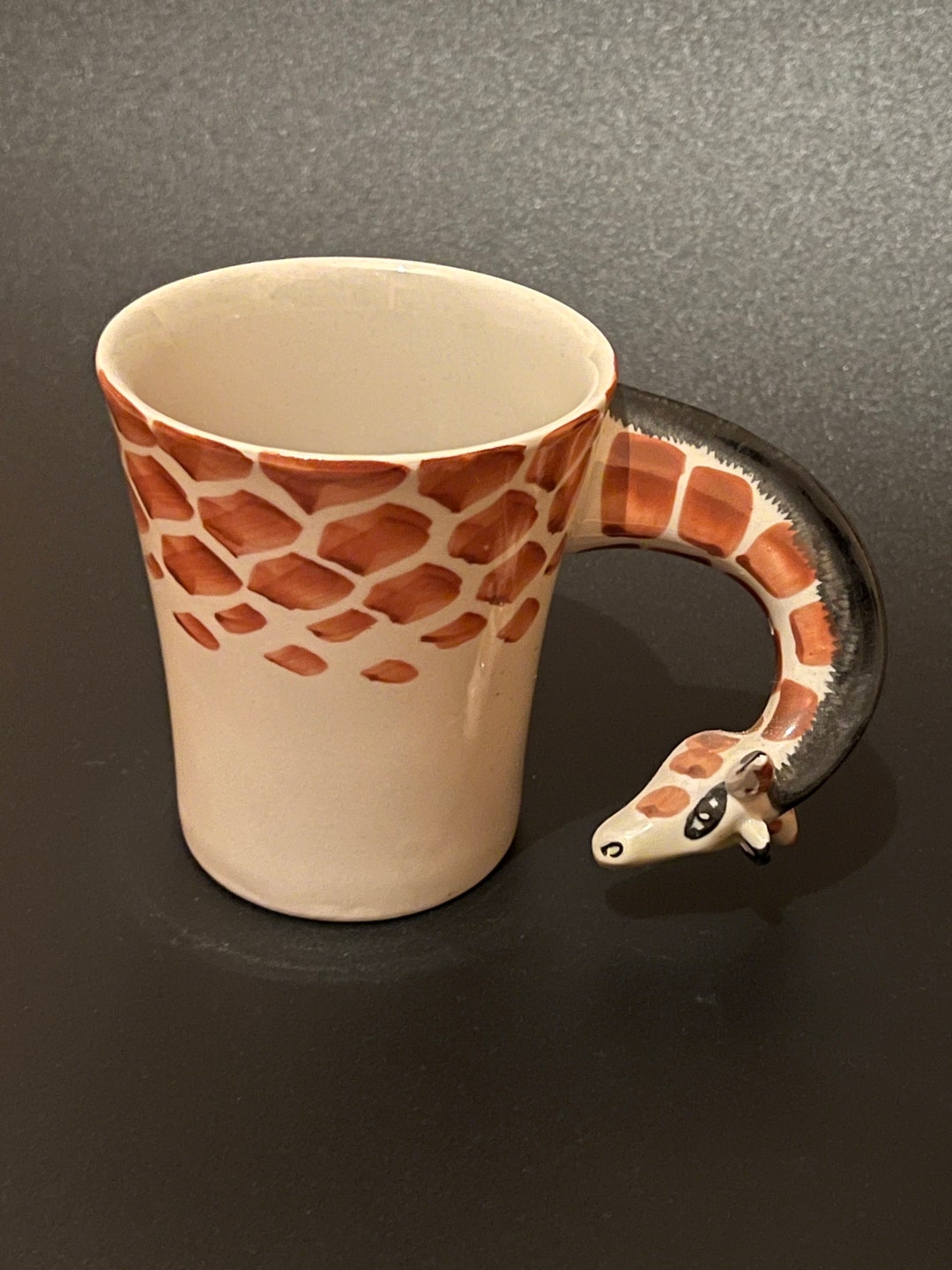 Animal Ceramic Mugs 3D Animal Head Handle Mug - Etsy