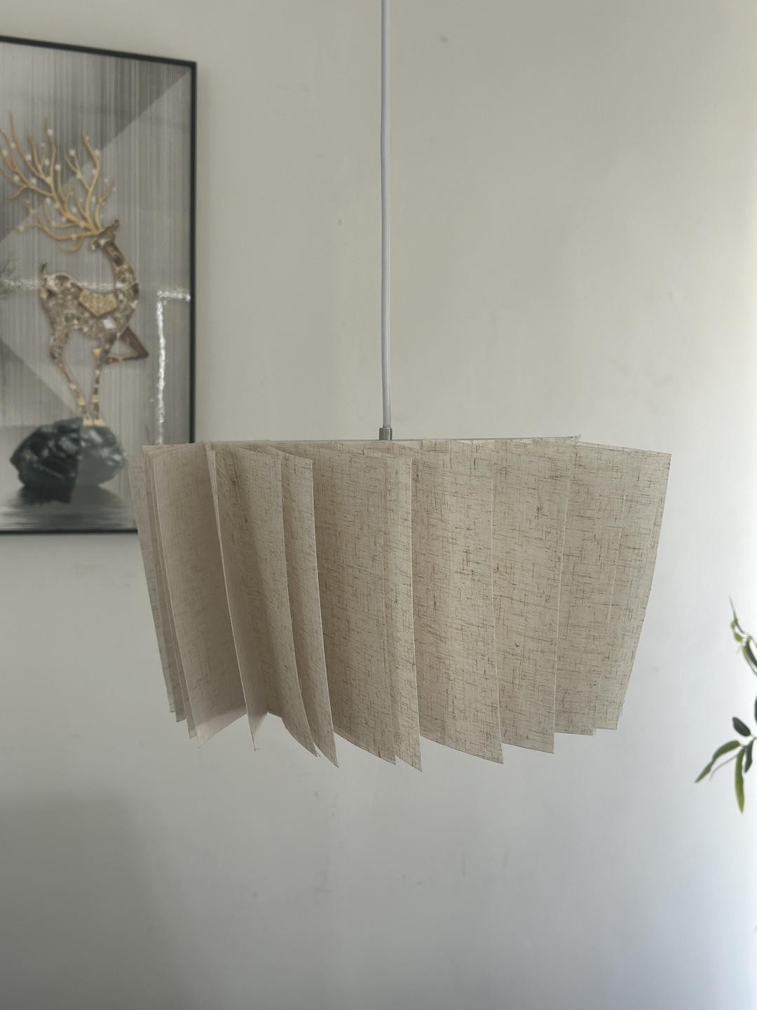 Fabric Pendant Light,nordic Fabric Pendant Lampshade,cozy Bedroom ...