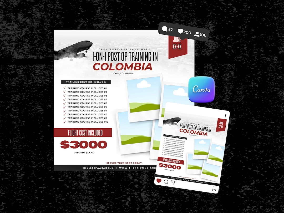 Post Op Body Sculpting Training Flyer Body Contouring Course ...