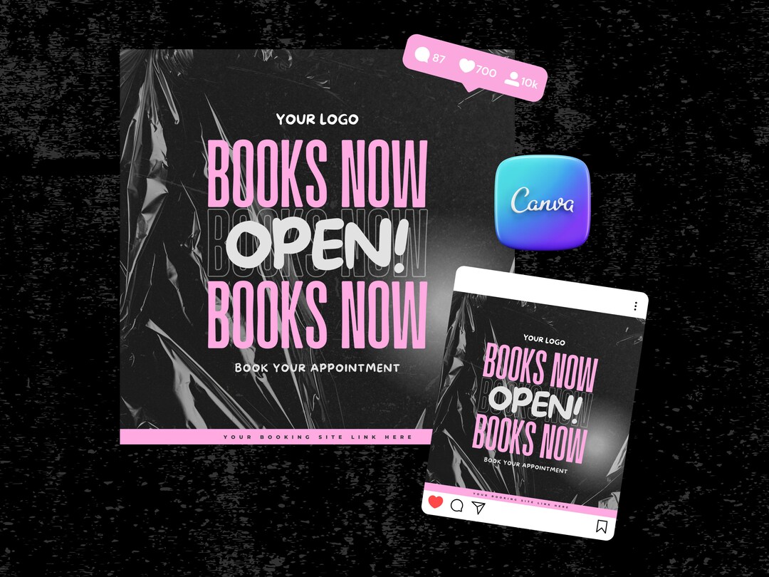 Book Are Now Open Bookings Flyer, DIY Appointments Available Template ...