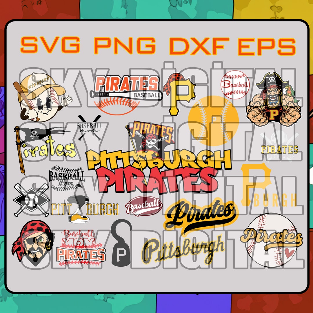 Pittsburgh Piratess SVG PNG, Svg Sports Files, Svg for Cricut, Clipart ...