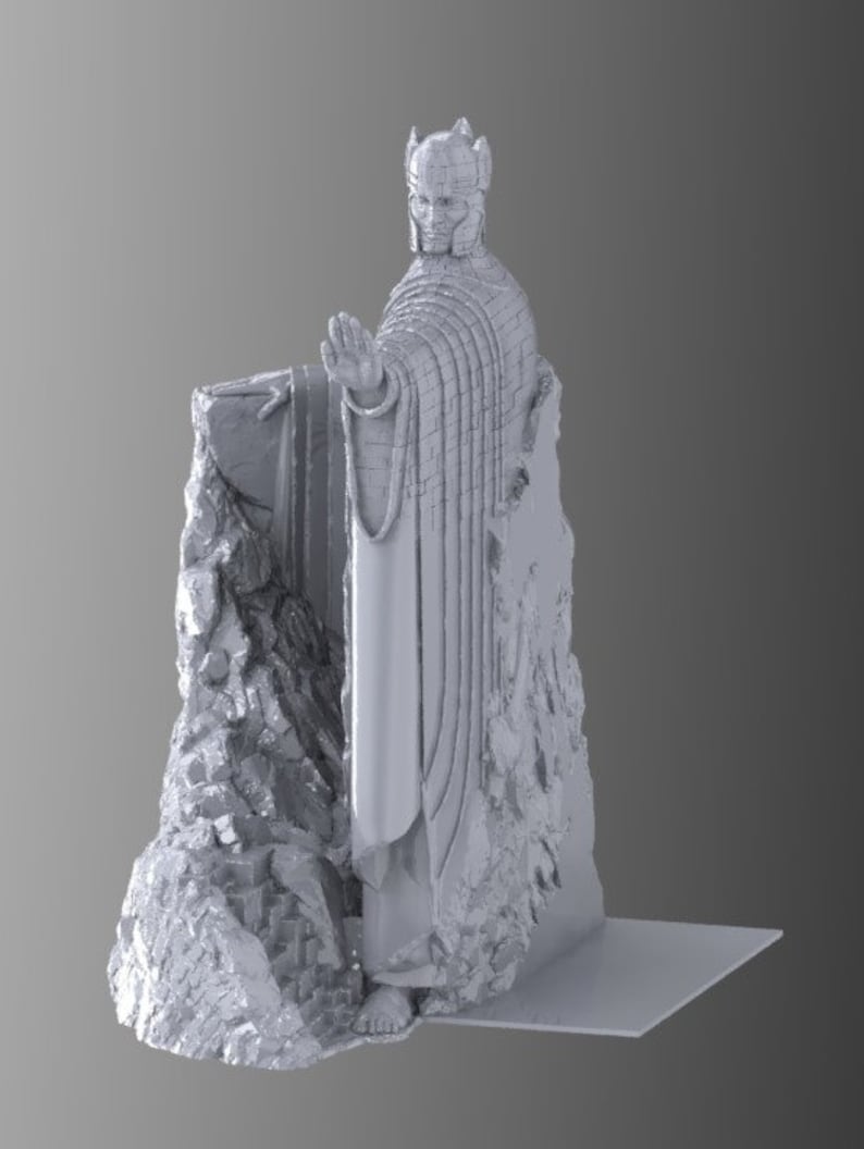 Argonath Statues Bookends From Lord of the Rings STL Files 3D Models ...