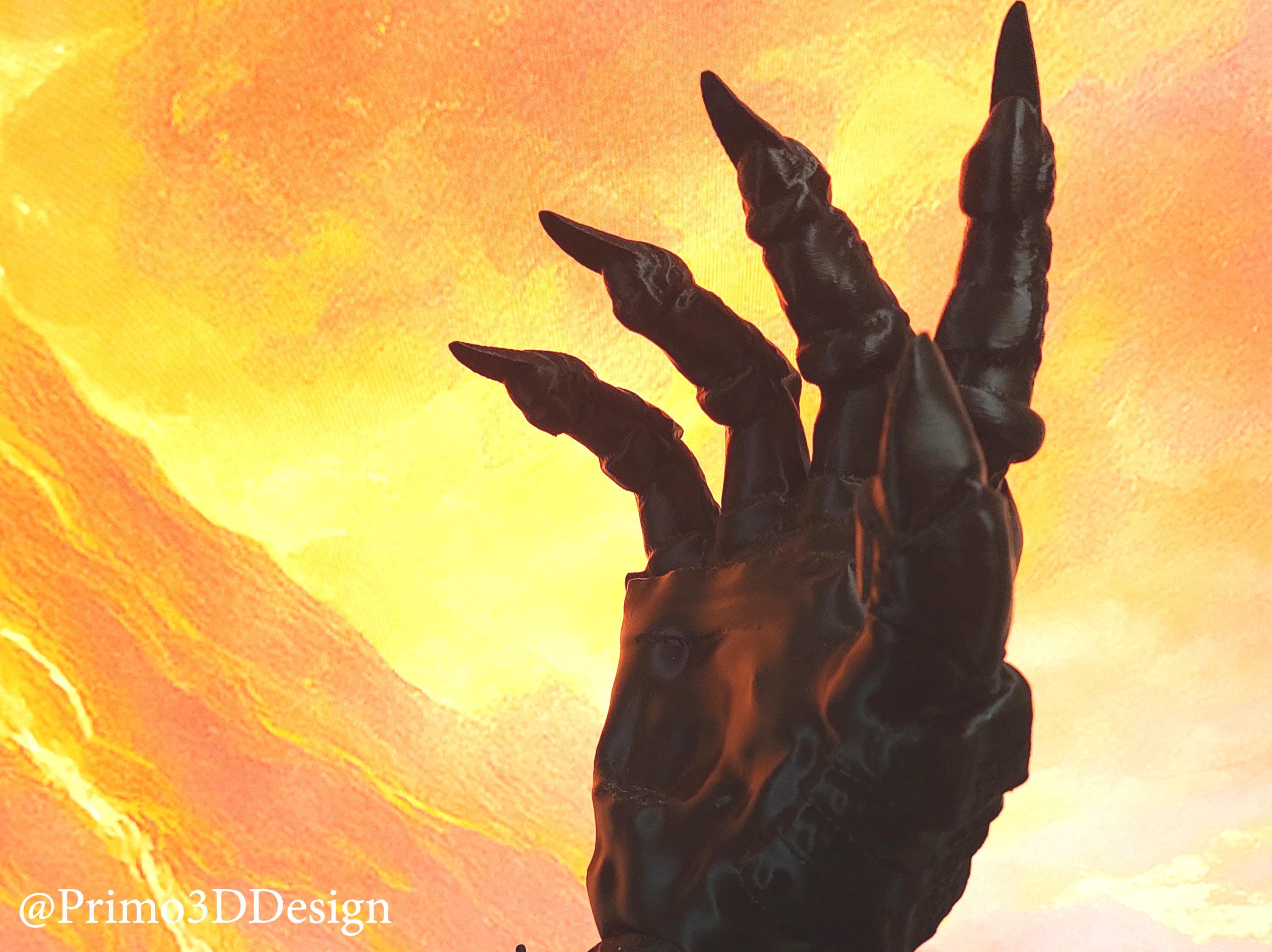 Sauron's Hand From Lord of the Rings Gamepad Stand STL | Epic Holder ...