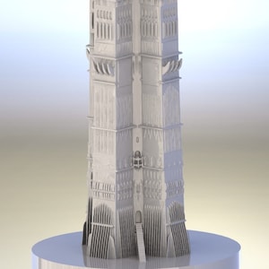 Orthanc Tower From Lord of the Rings - STL Files | 3D Models | Saruman ...