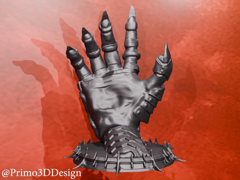 Sauron's Hand From Lord of the Rings Gamepad Stand STL | Epic Holder ...