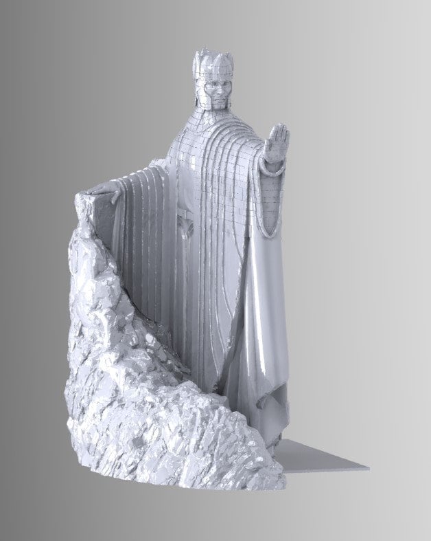 Argonath Statues Bookends From Lord of the Rings STL Files 3D Models ...