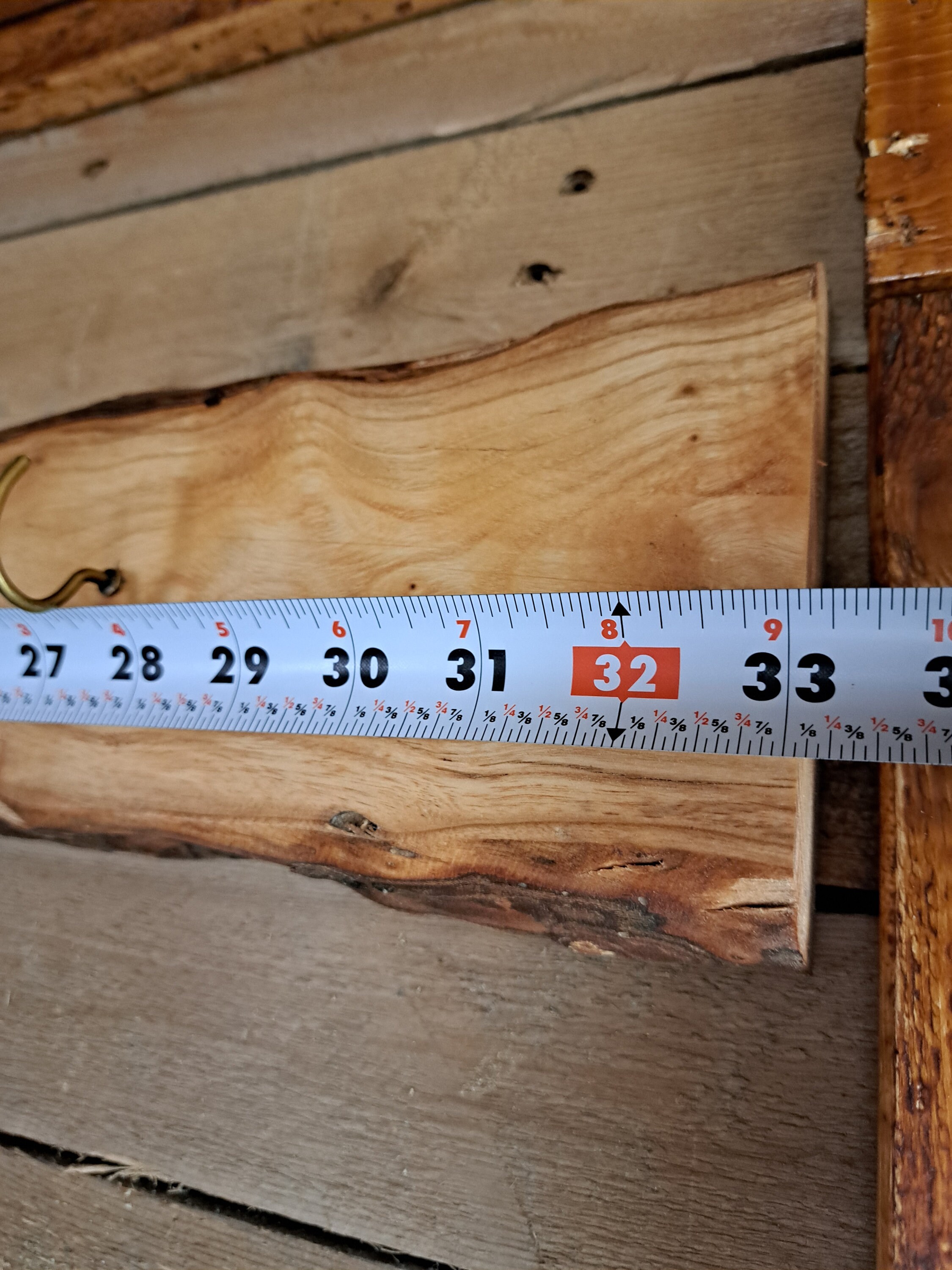 Rustic Live Edge Pot Hanger - Etsy