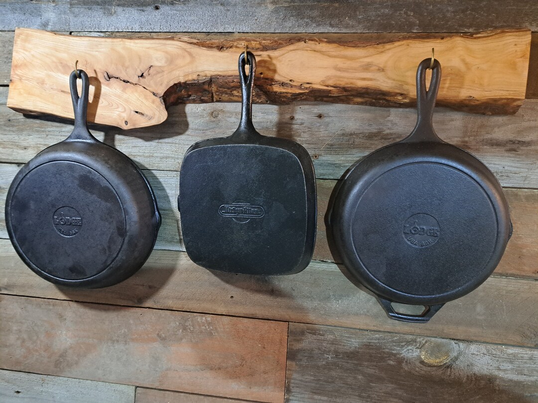 Rustic Live Edge Pot Hanger - Etsy